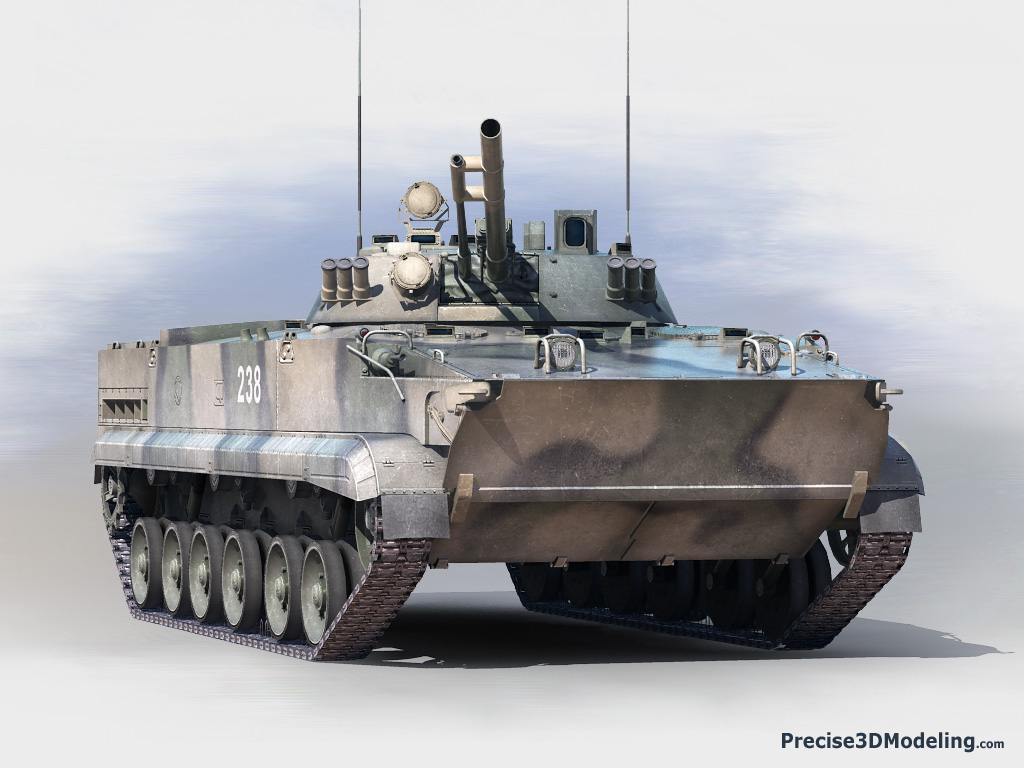 Russian BMP-3 infantry combat vehicle