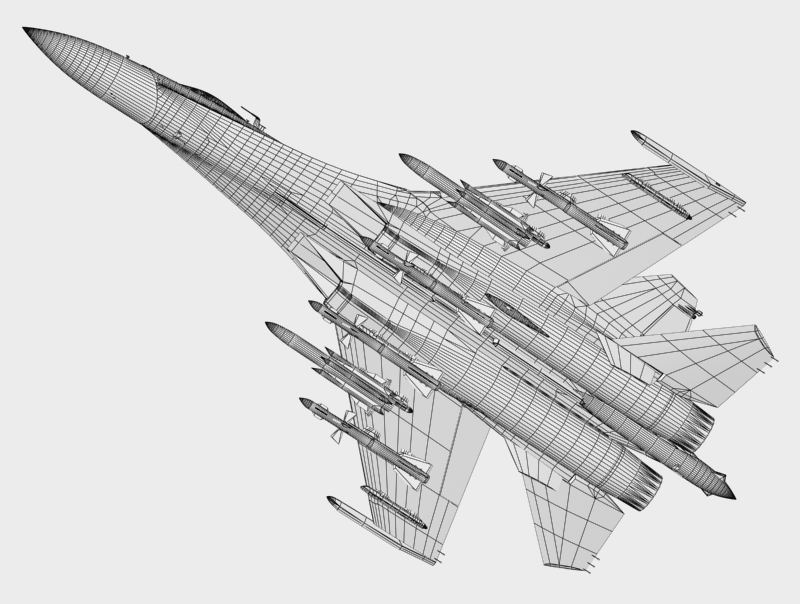 Su-35 multi-role fighter