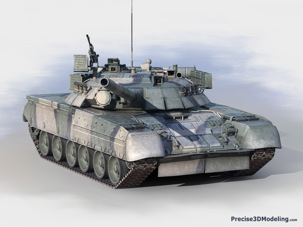 Russian main battle tank T-80U